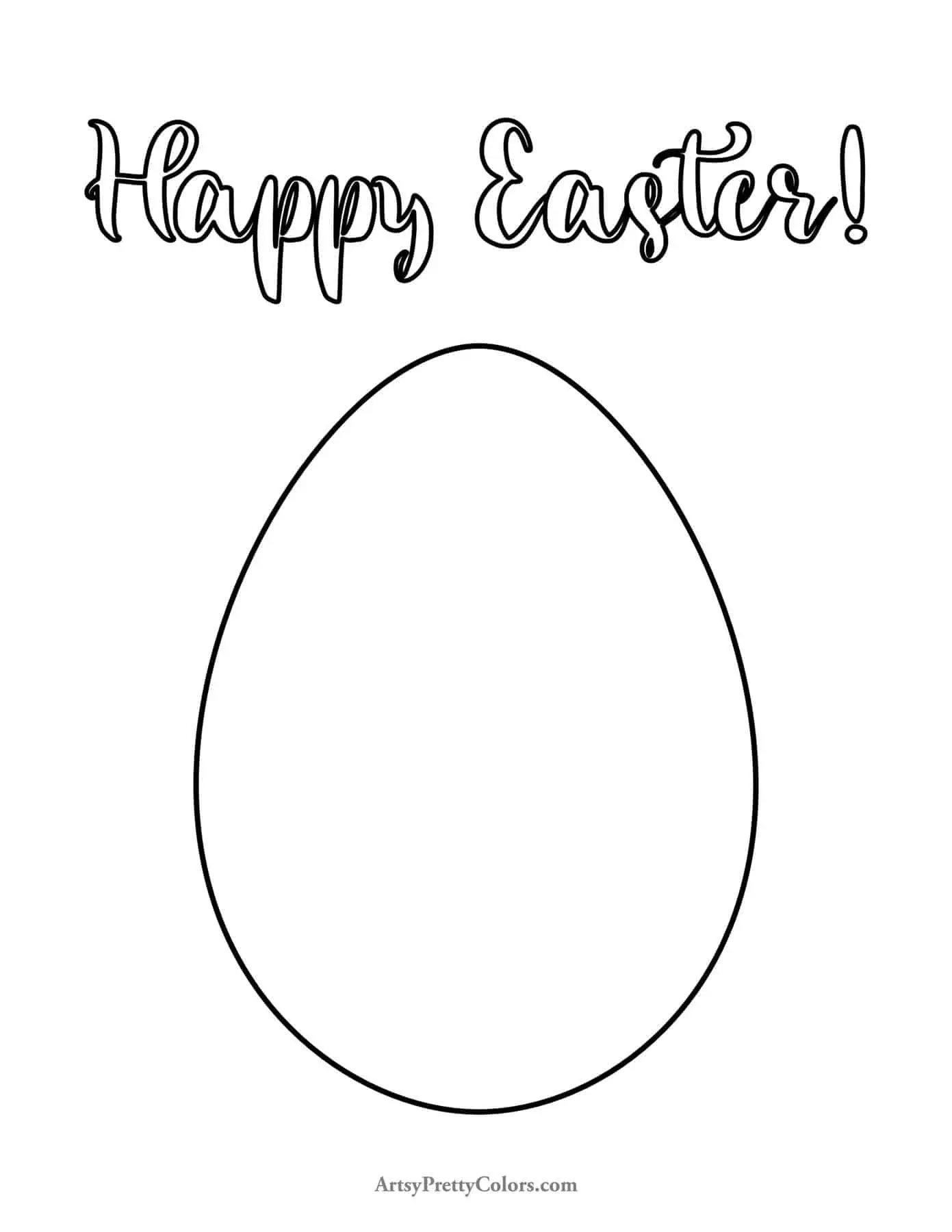 easter pictures for colouring