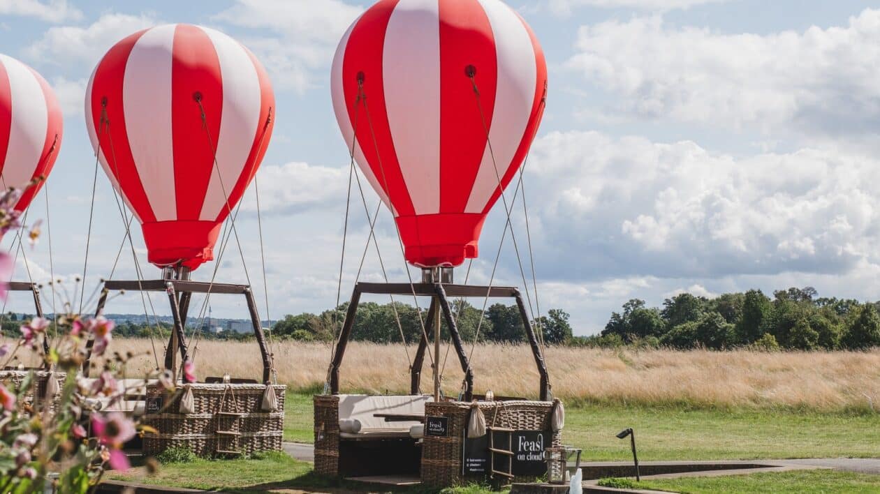 Feast on Cloud 9 - A Magical Hot Air Balloon Dining Experience. | DOWTK